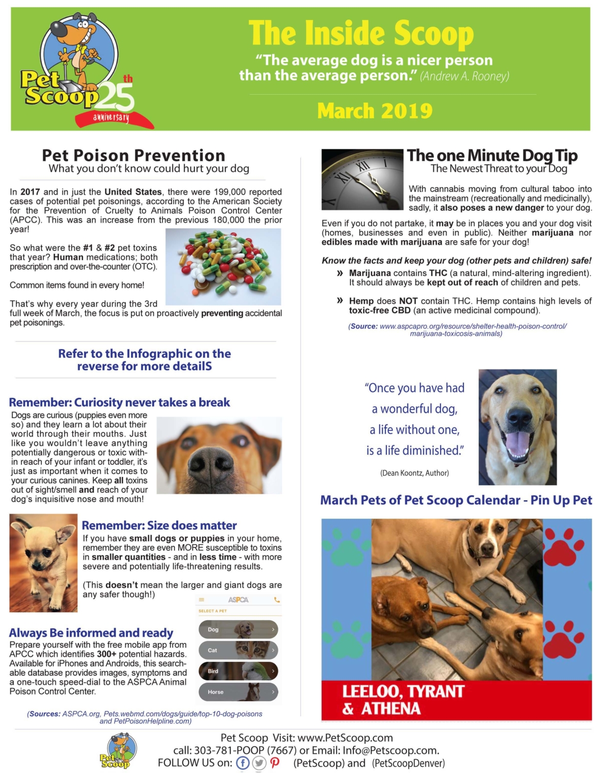 March Newsletter - Pet Scoop